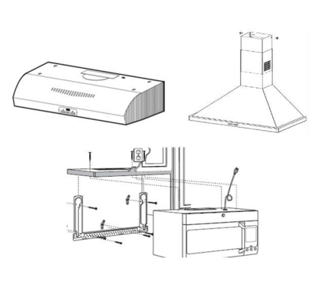 Microwave- Rangehood-Wall Oven – QUICK TASK